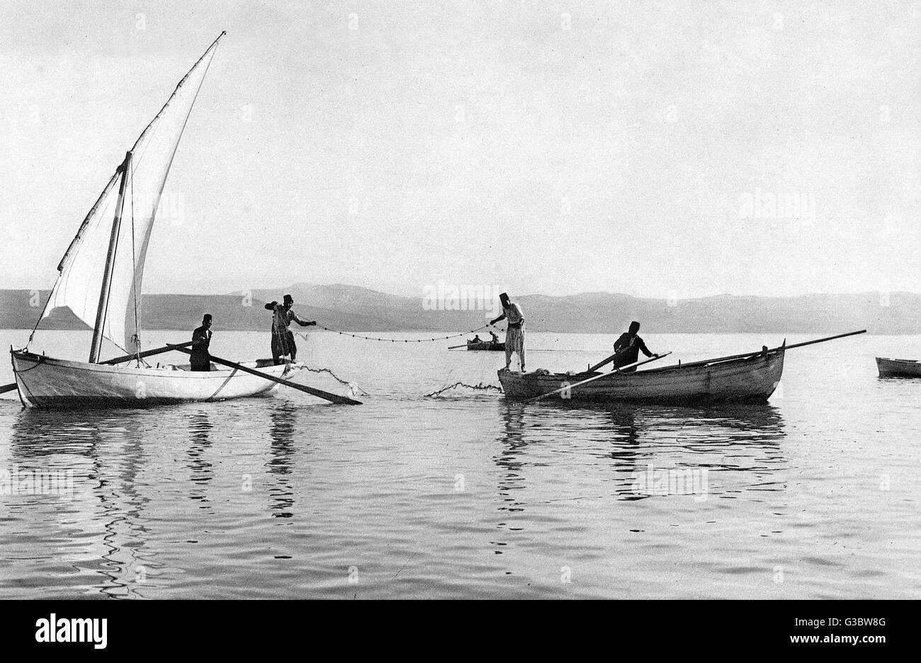 Fishermen Sea Of Galilee High Resolution Stock Photography and Images ...