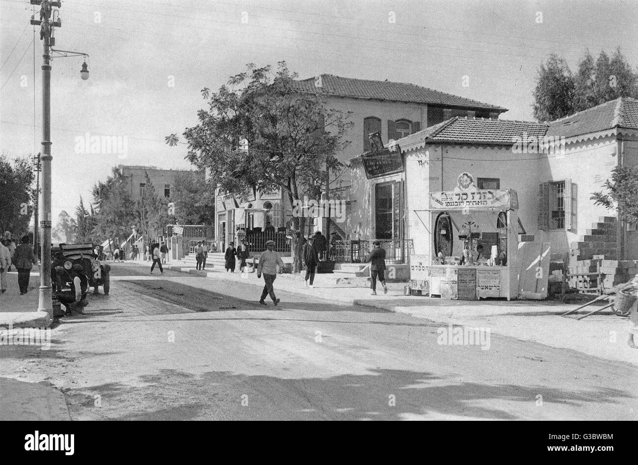 1920s tel aviv street scene hi-res stock photography and images - Alamy