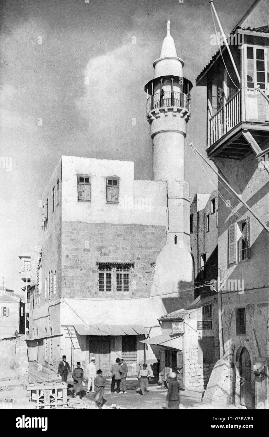 Jami al Bahr Mosque, Jaffa, Western Israel Stock Photo - Alamy