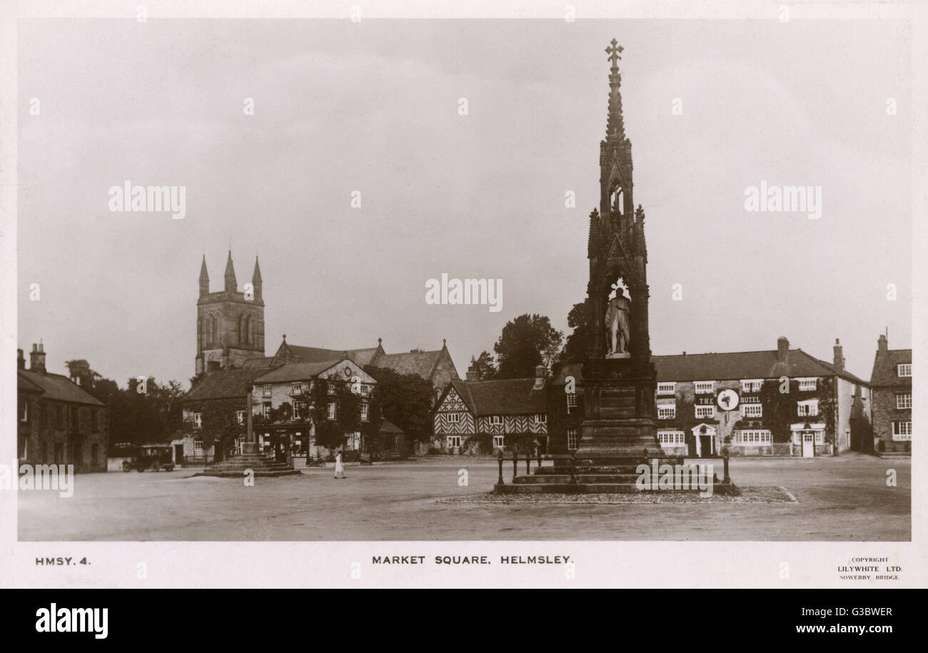 The market square in helmsley hi-res stock photography and images - Alamy