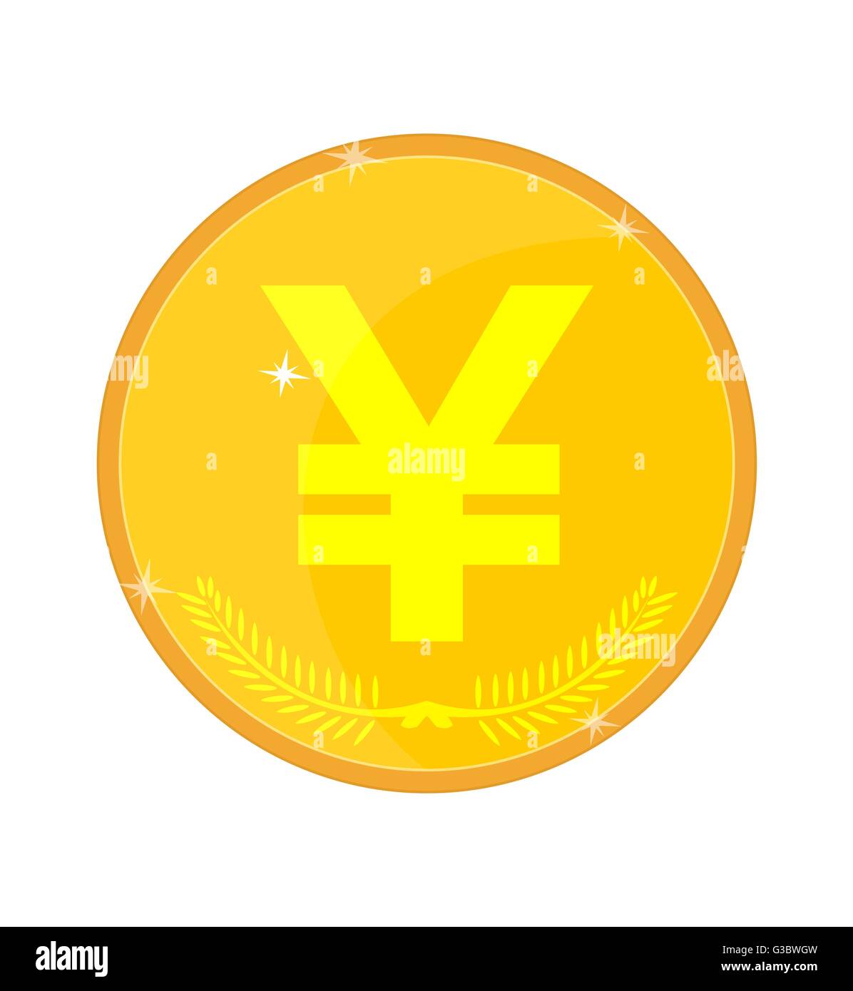 Yen Symbol Yuan, vector illustration Stock Vector Image & Art - Alamy