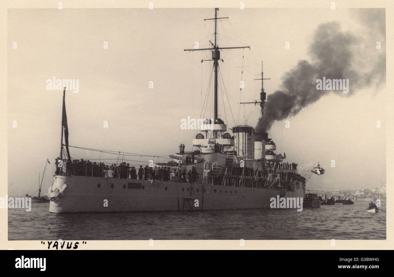 Turkish naval vessel yavus at istanbul High Resolution Stock ...