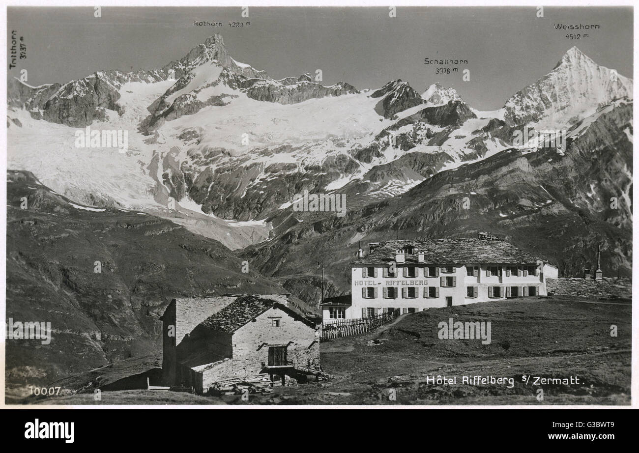 1930s hotel switzerland hi-res stock photography and images - Alamy