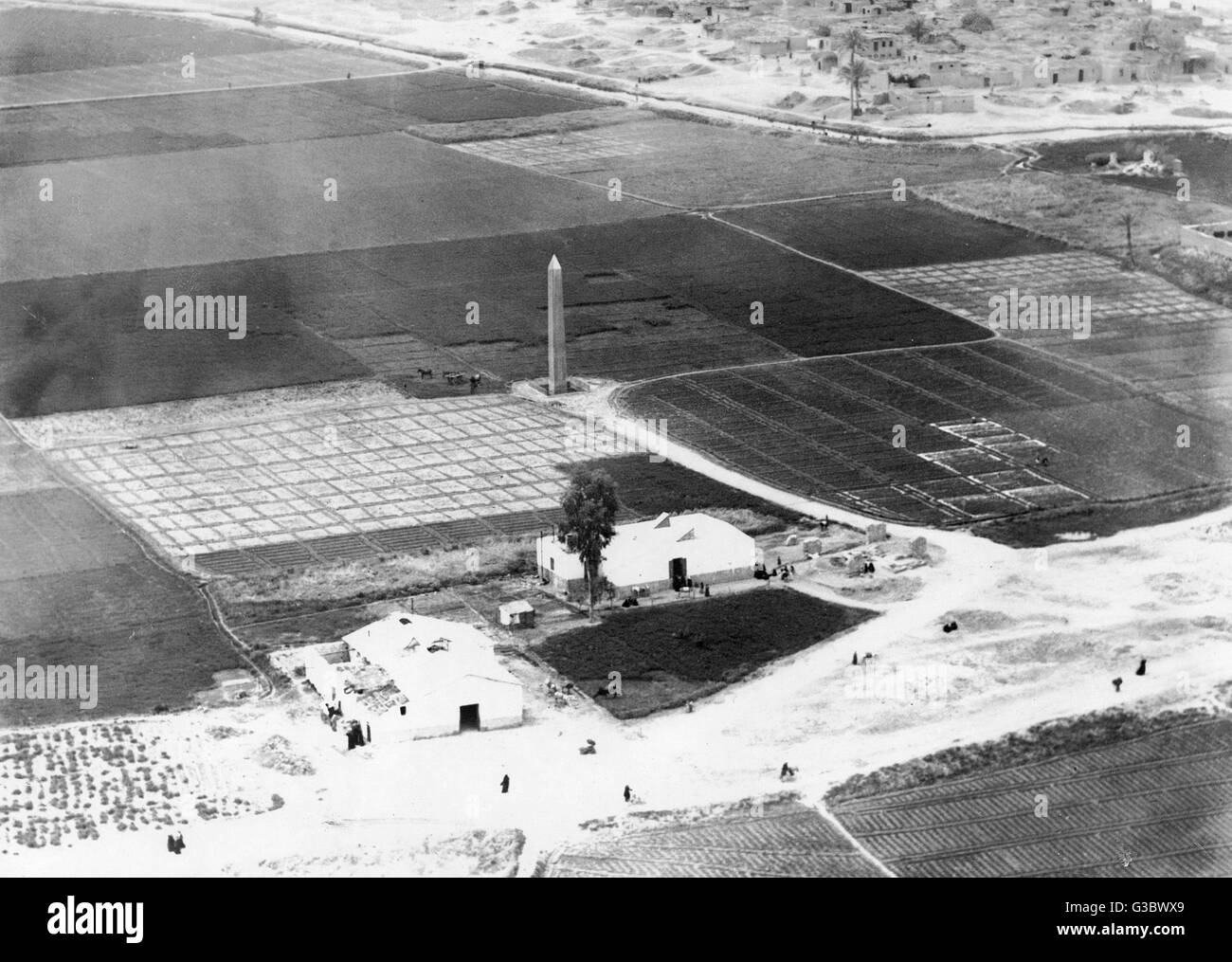 Heliopolis obelisk senusret hi-res stock photography and images - Alamy