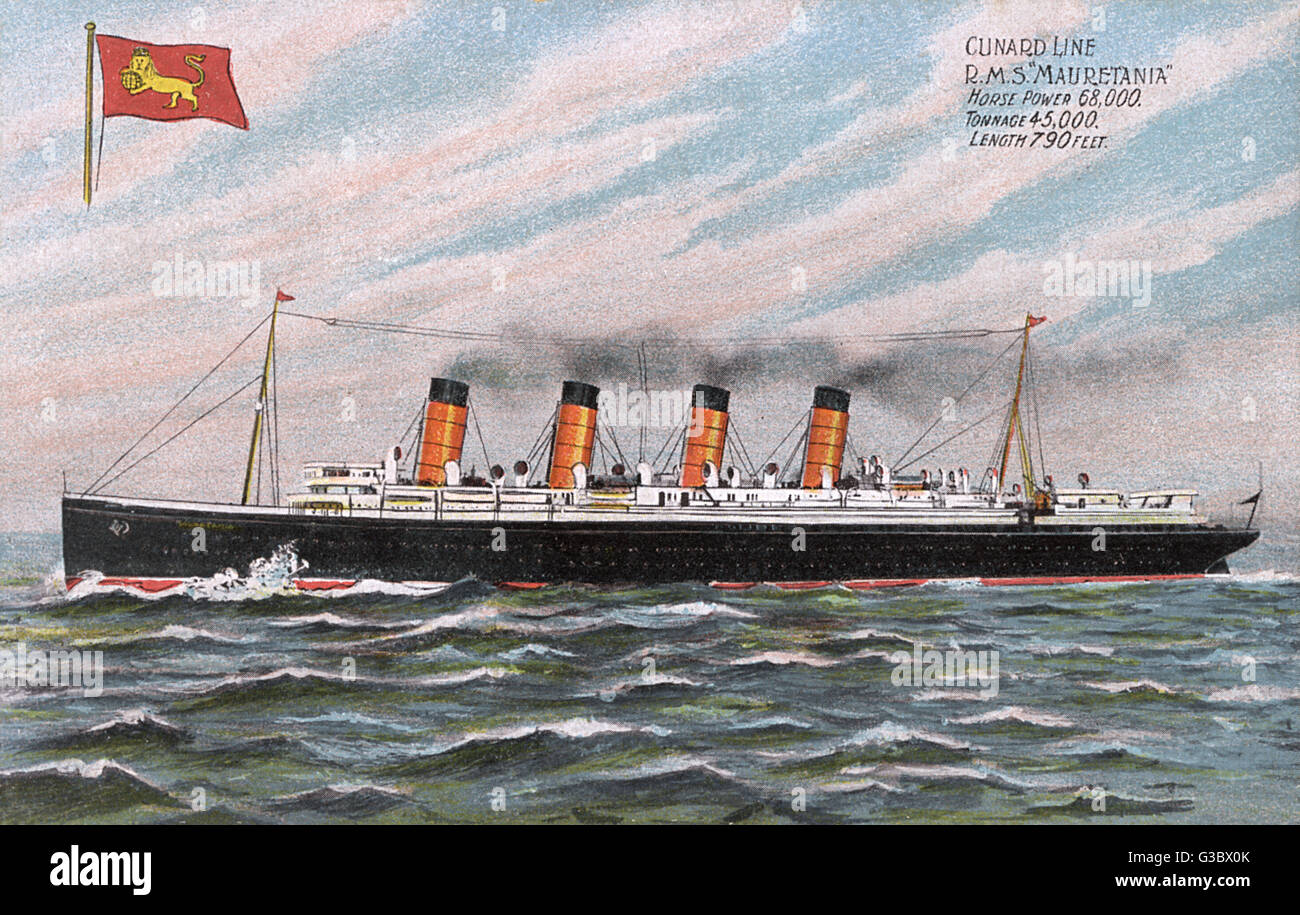 Cunard white star line hi-res stock photography and images - Alamy