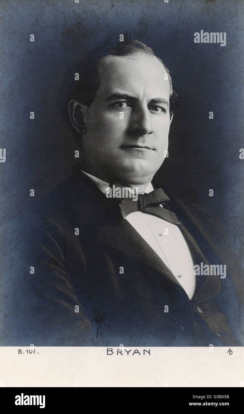 William Jennings Bryan Stock Photo - Alamy