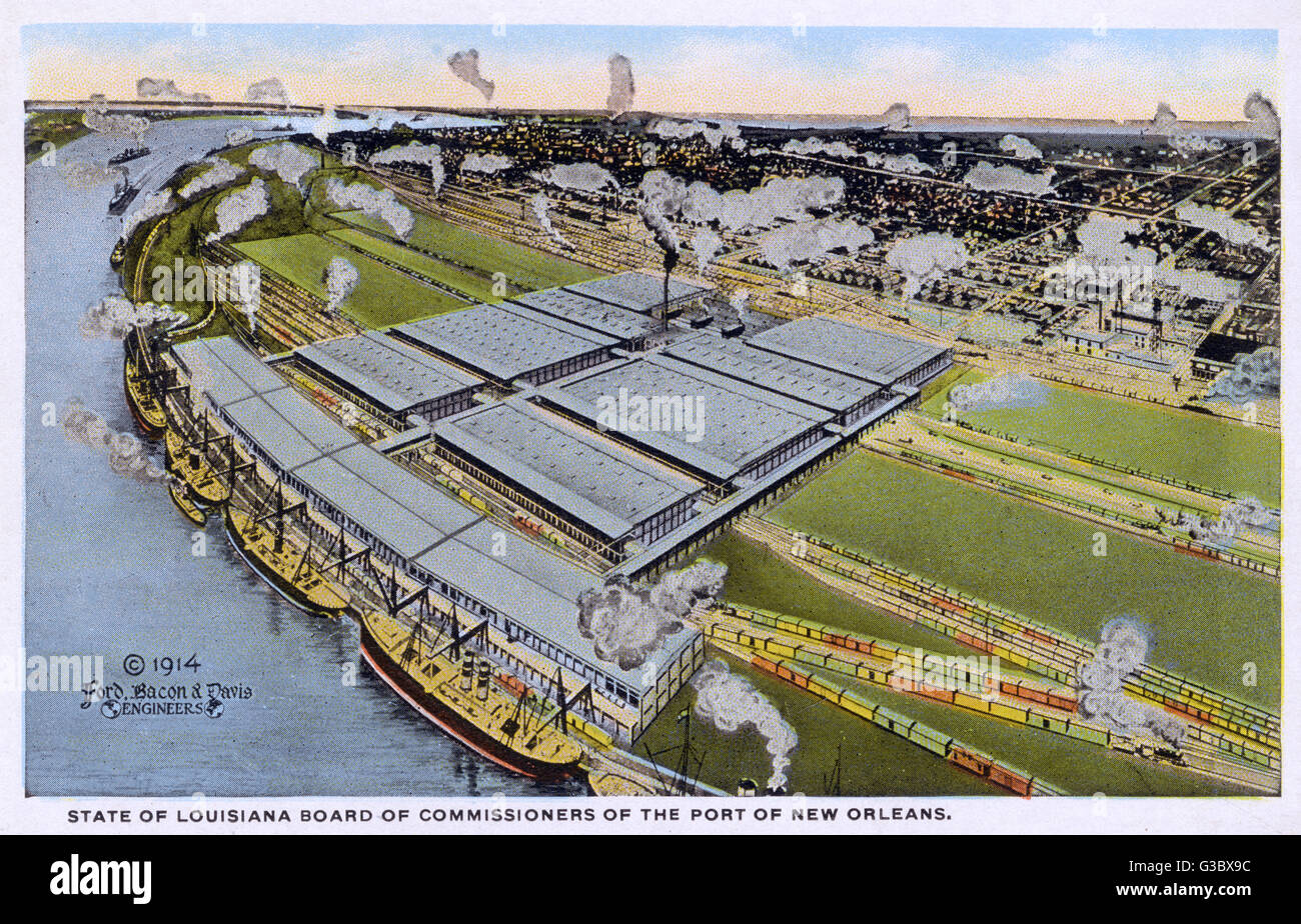 View of the Port of New Orleans, Louisiana, USA Stock Photo - Alamy