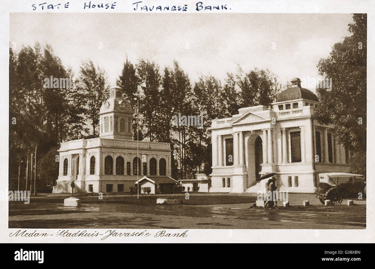 Medan, Indonesia - The State House and Javanese Bank Stock Photo - Alamy