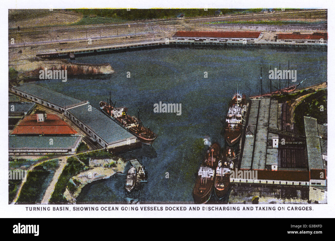 Turning basin, Houston, Texas, USA Stock Photo - Alamy