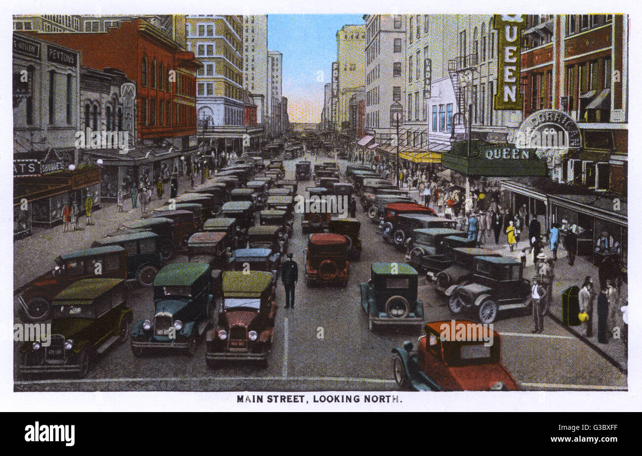 View of Main Street, Houston, Texas, USA Stock Photo - Alamy