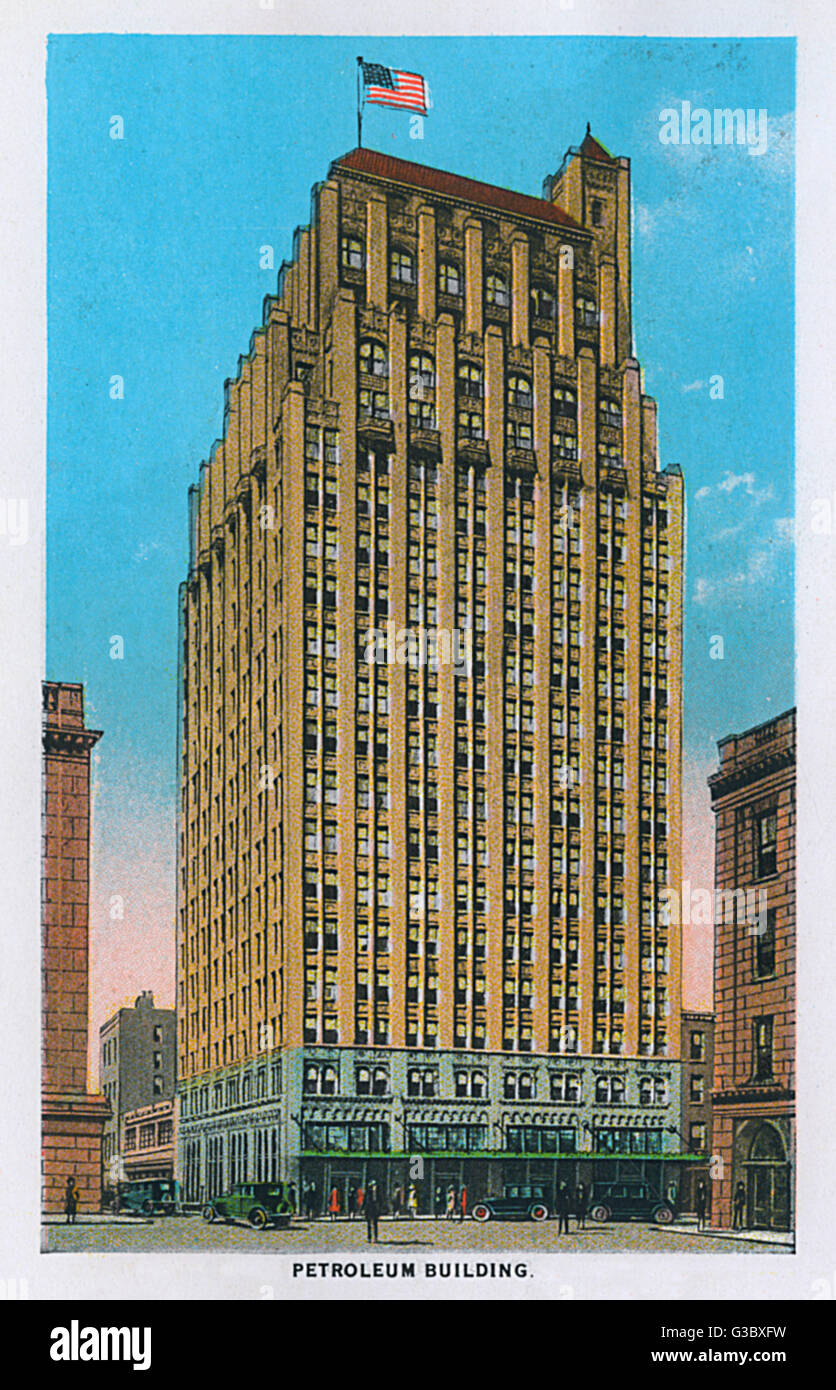 Petroleum Building, Houston, Texas, USA Stock Photo - Alamy