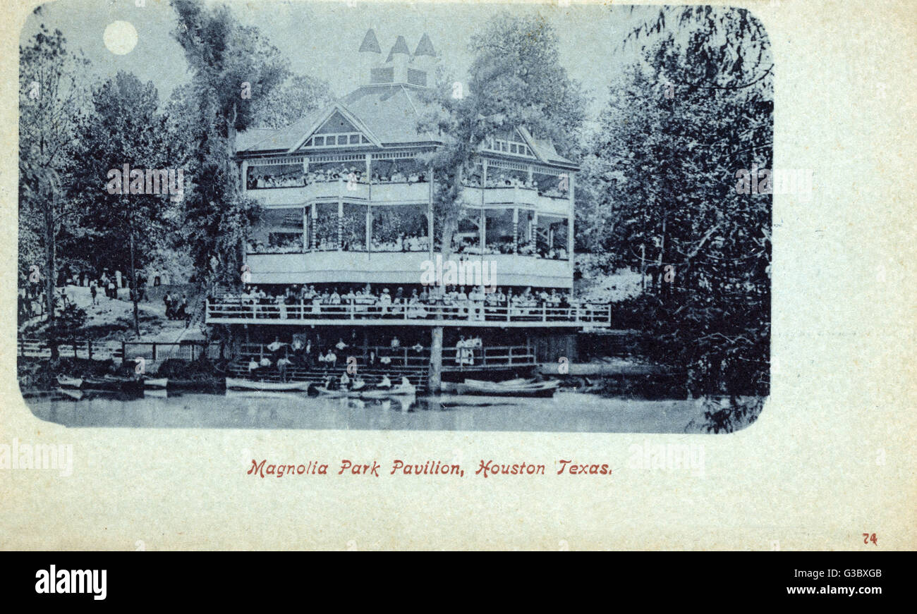 Magnolia Park Pavilion, Houston, Texas, USA Stock Photo - Alamy