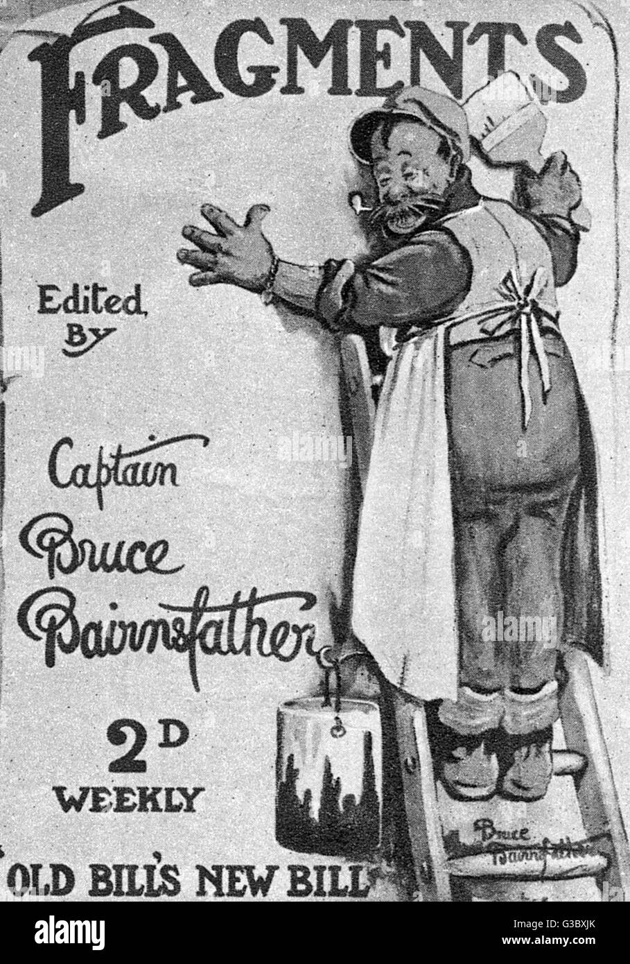 Fragments magazine poster Stock Photo - Alamy