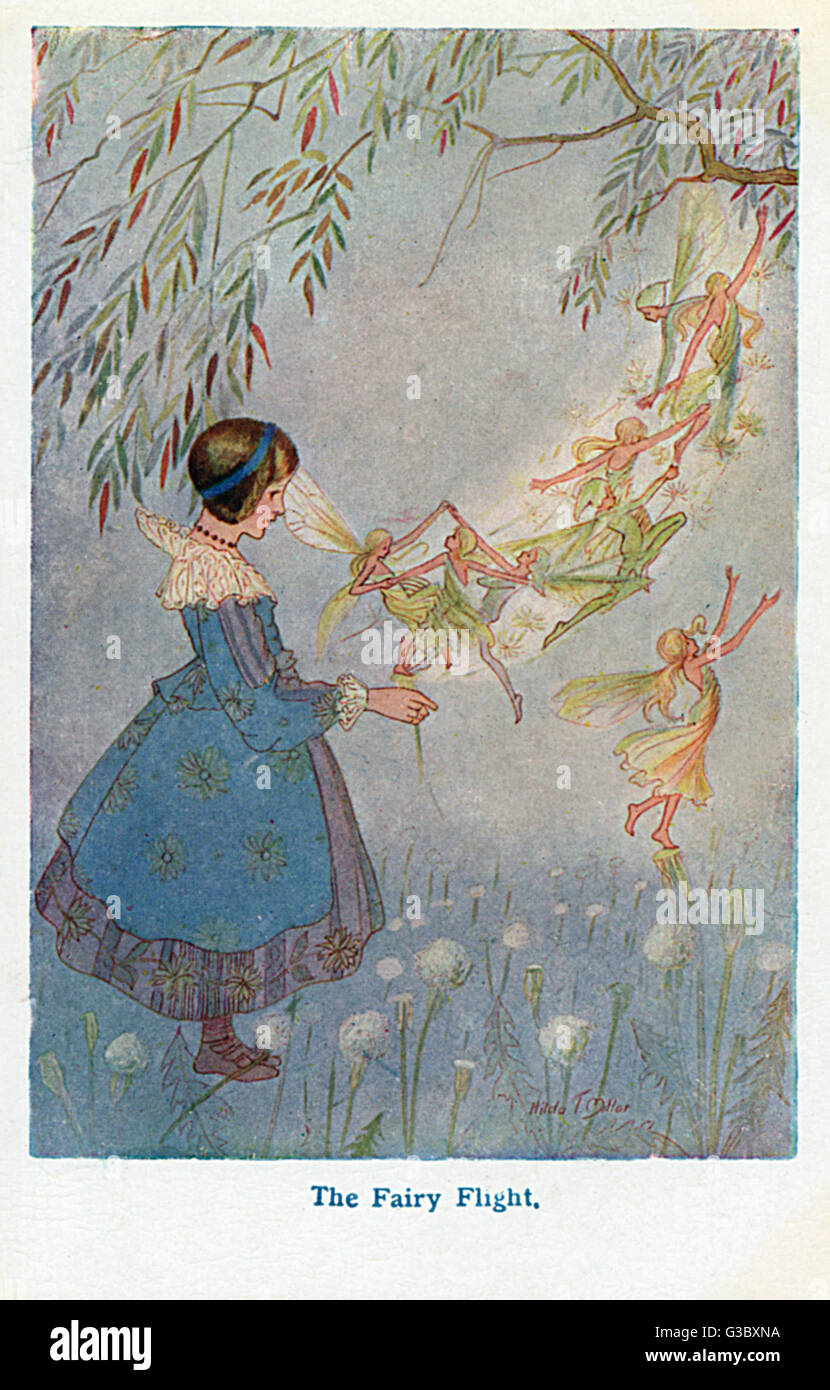 The Fairy Flight Stock Photo - Alamy