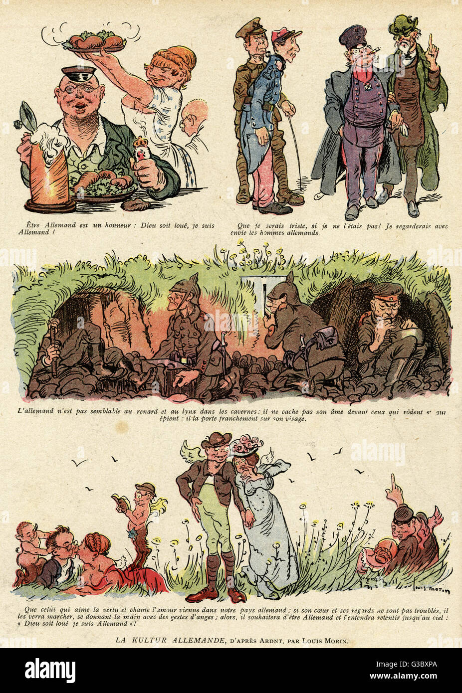 World war german cartoon in hi-res stock photography and images - Alamy