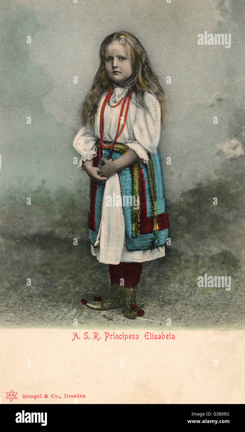 Princess Elisabeth of Romania Stock Photo - Alamy