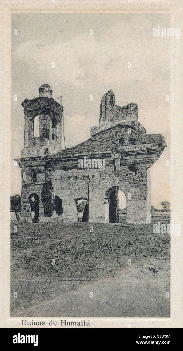 Paraguay - Ruins of Jesuit Church at Humaita Stock Photo - Alamy