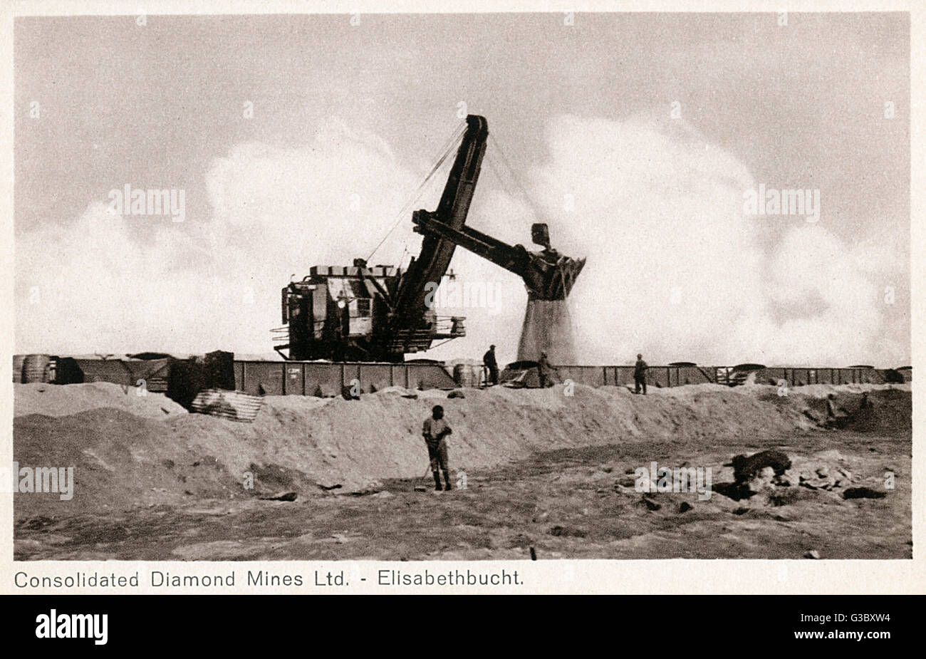 Namibia - The Consolidated Diamond Mines at Elisabethbucht Stock Photo ...