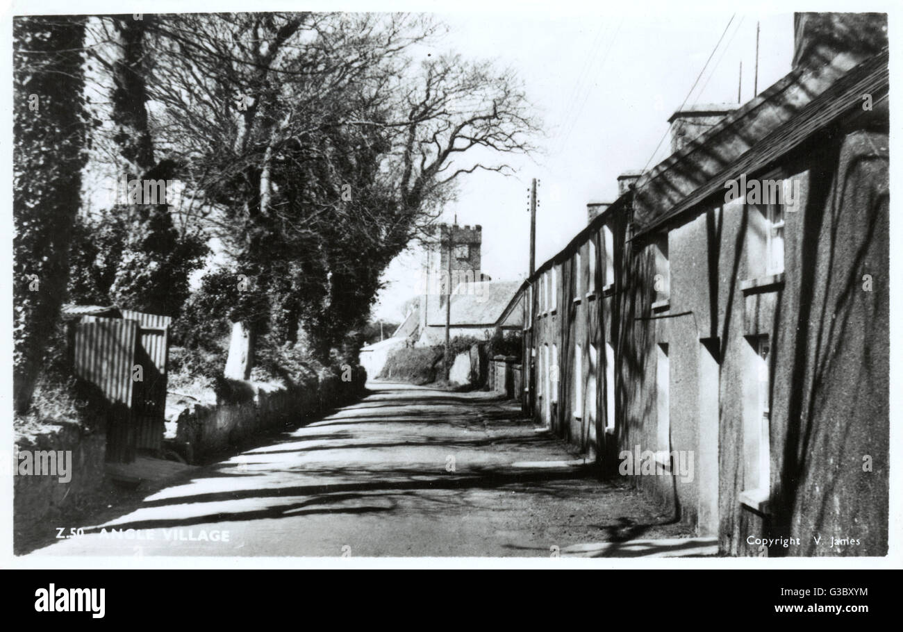 Street Scene, Angle - Pembrokeshire, Wales Stock Photo - Alamy