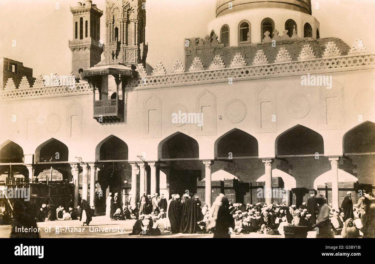 Al azhar mosque in cairo egypt oldest university of the hi-res stock ...