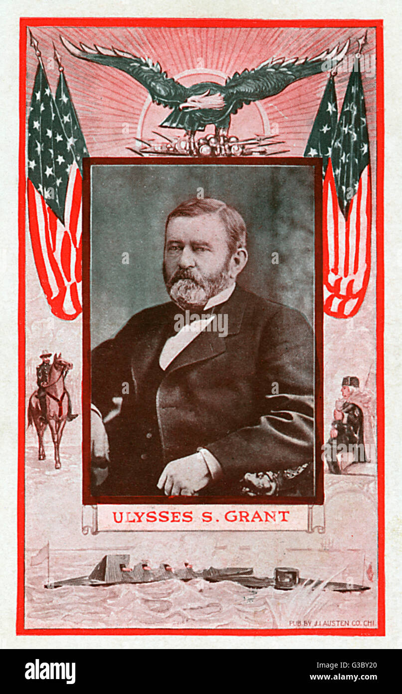 Ulysses S. Grant - US President and Military Commander Stock Photo - Alamy