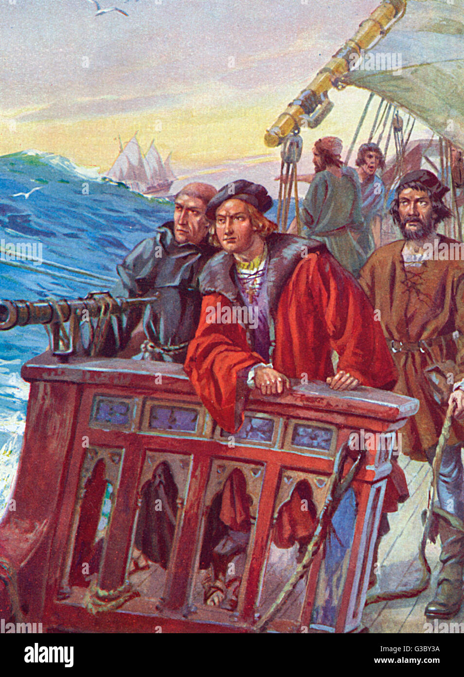 Columbus discovers the americas hi-res stock photography and images - Alamy