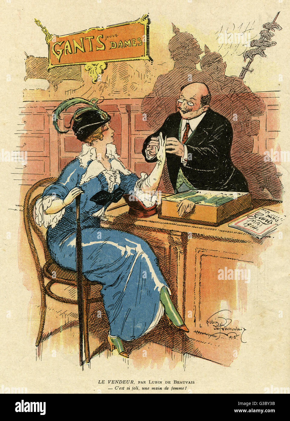 Cartoon salesman hi-res stock photography and images - Alamy