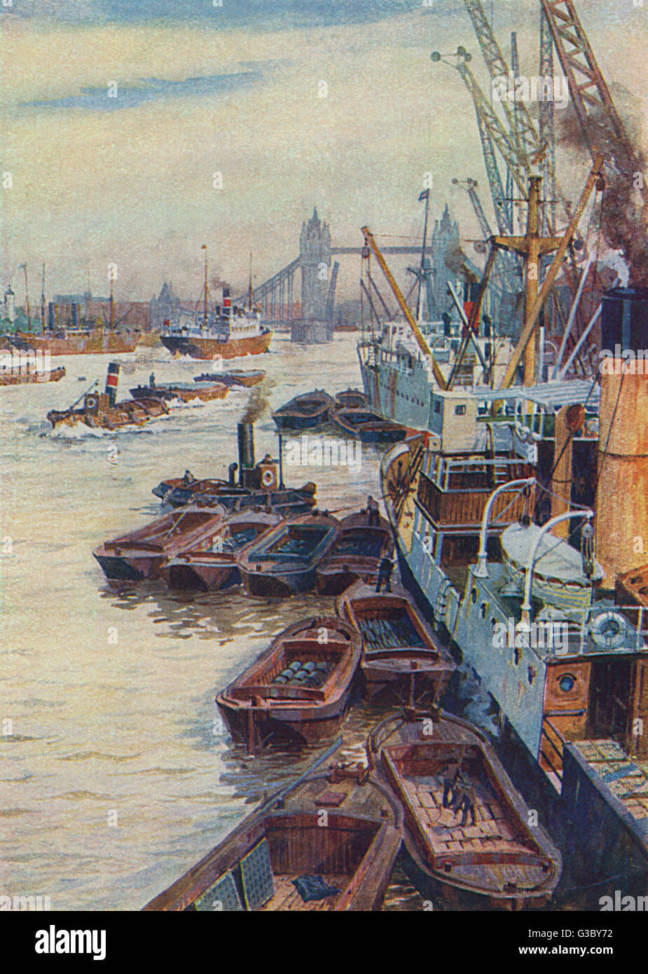 1920s london dock hi-res stock photography and images - Alamy