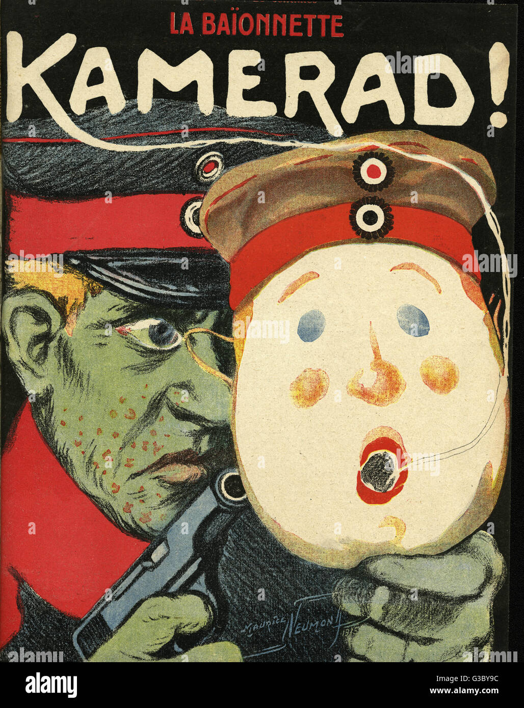 Front cover, La Baionnette, WW1 Stock Photo - Alamy