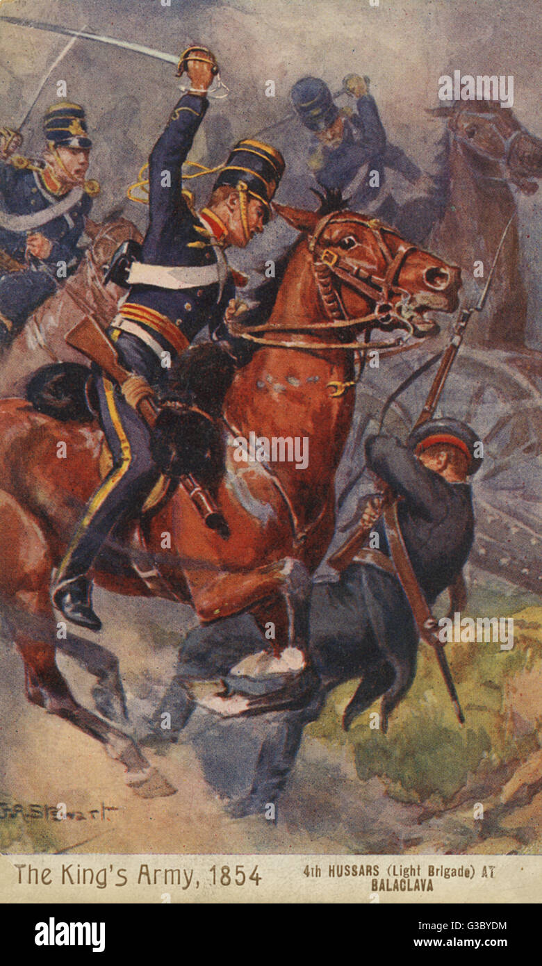 Crimean War Charge Of The Light Brigade High Resolution Stock ...