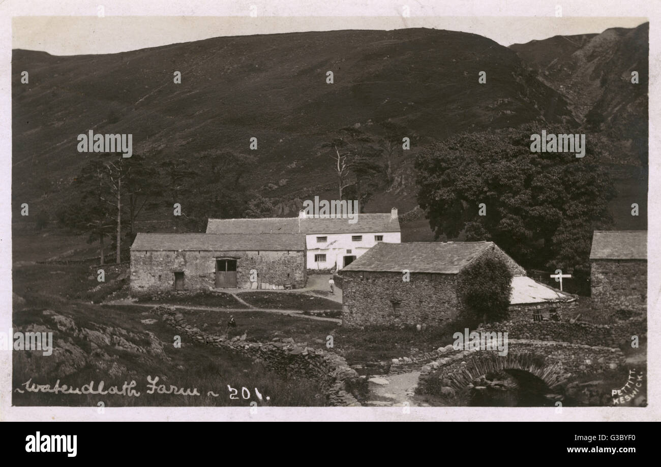 Watendlath Farm, Cumbria, England Stock Photo - Alamy