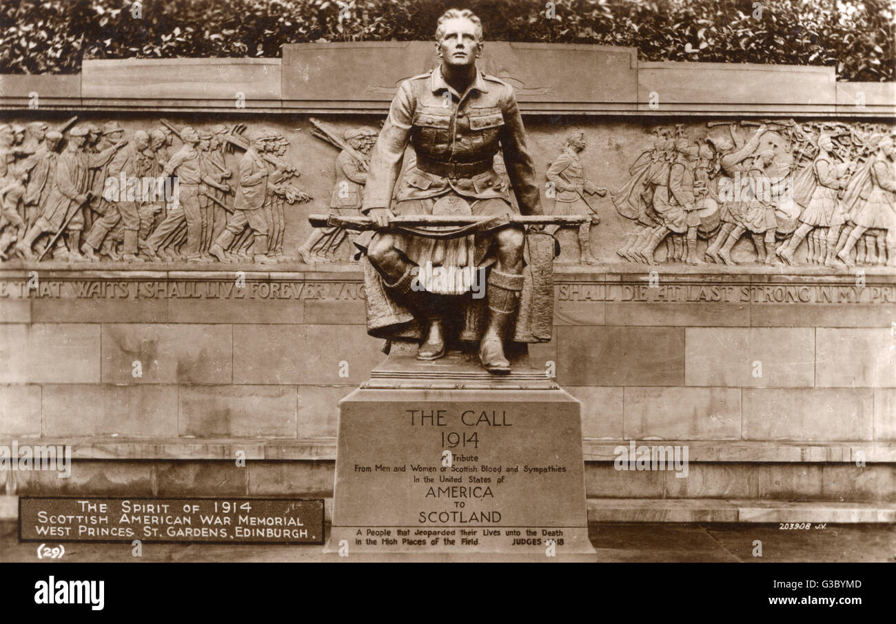 Scots American War Memorial, Edinburgh, Scotland Stock Photo - Alamy