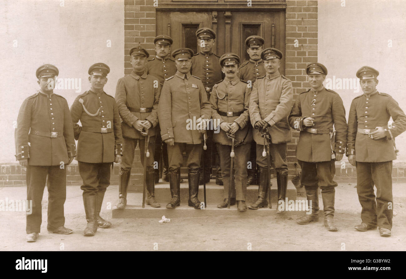 Group photo, Warthelager training camp, Germany, WW1 Stock Photo - Alamy