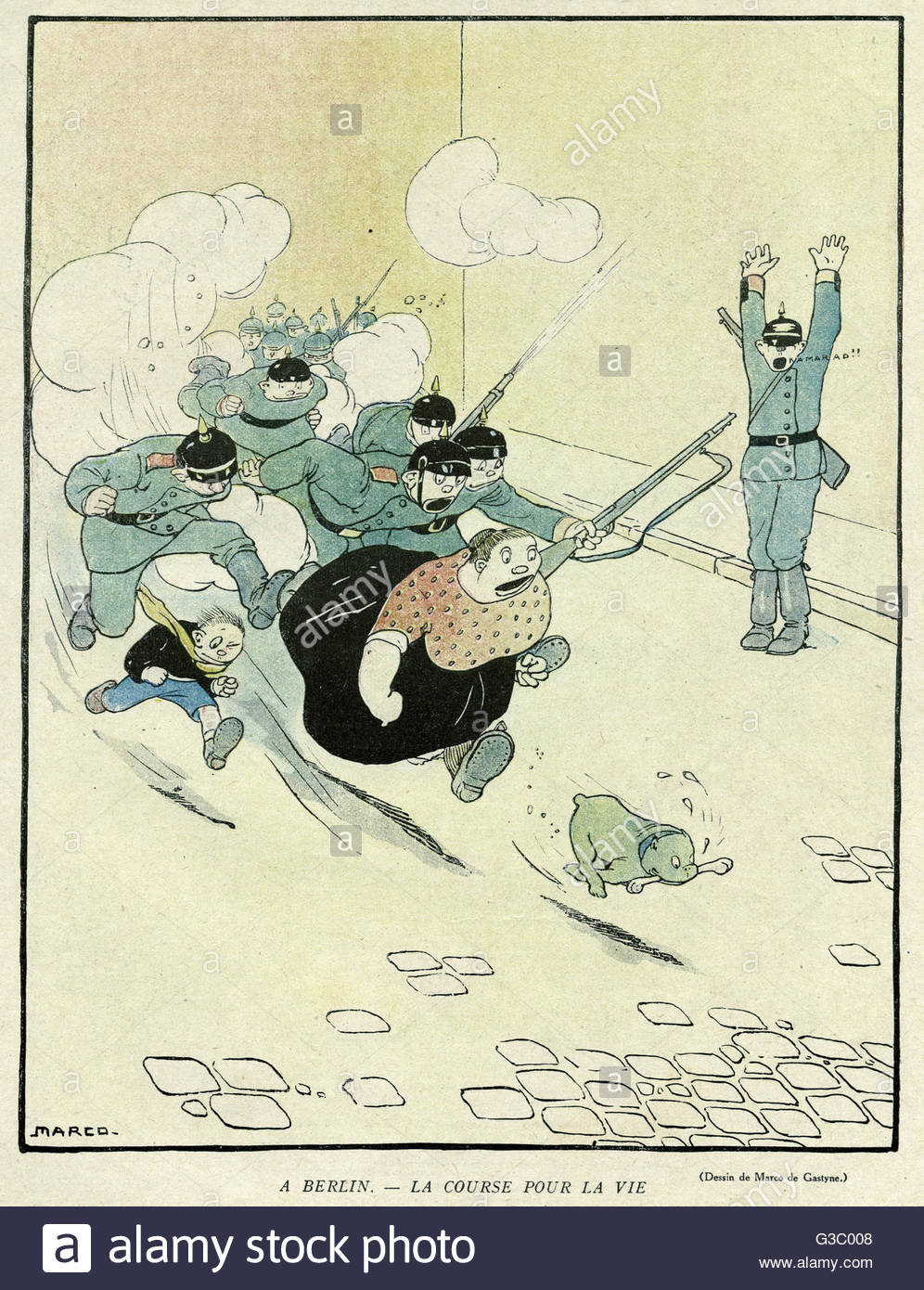 First World War Wwi Germany Cartoon Stock Photos & First World War Wwi ...