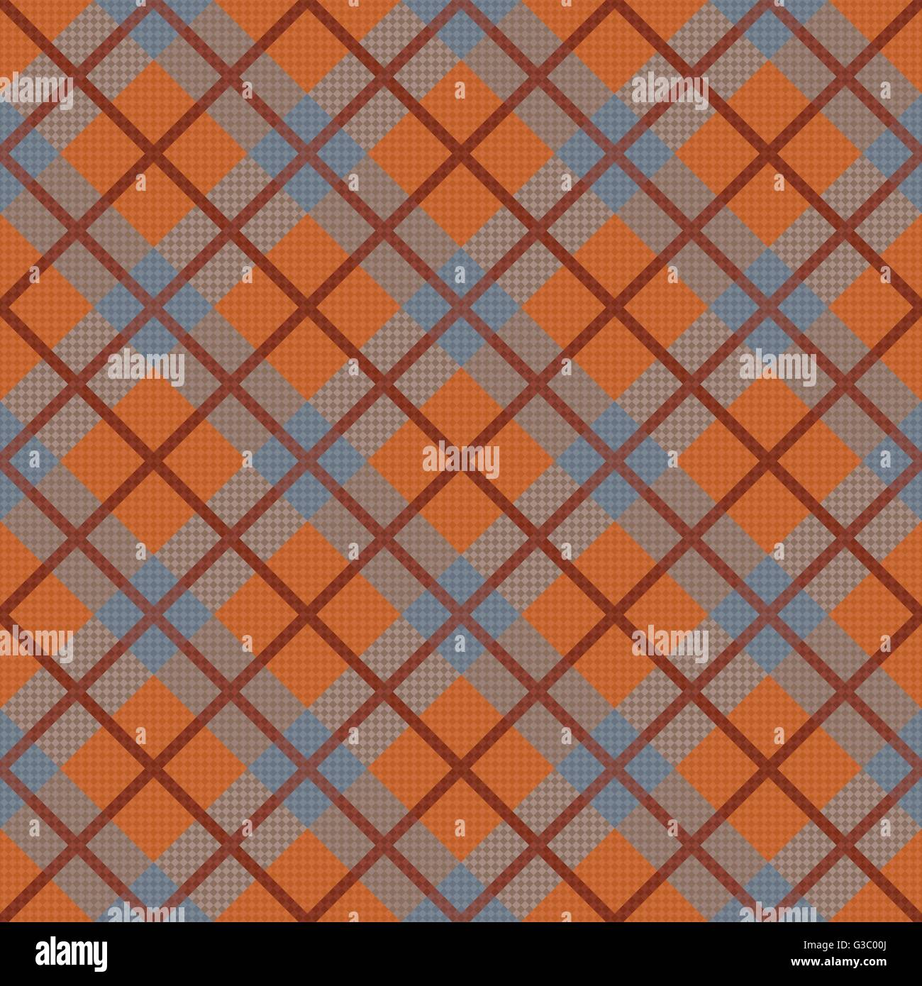 Seamless diagonal vector pattern mainly in grey and orange hues Stock ...