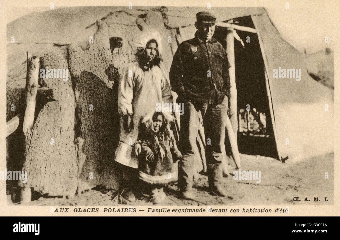 Inuit family house hi-res stock photography and images - Alamy