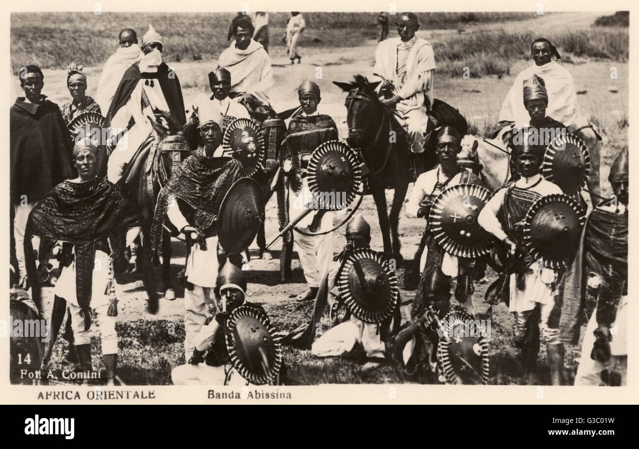 Abyssinian Warriors - Ethiopia Stock Photo - Alamy