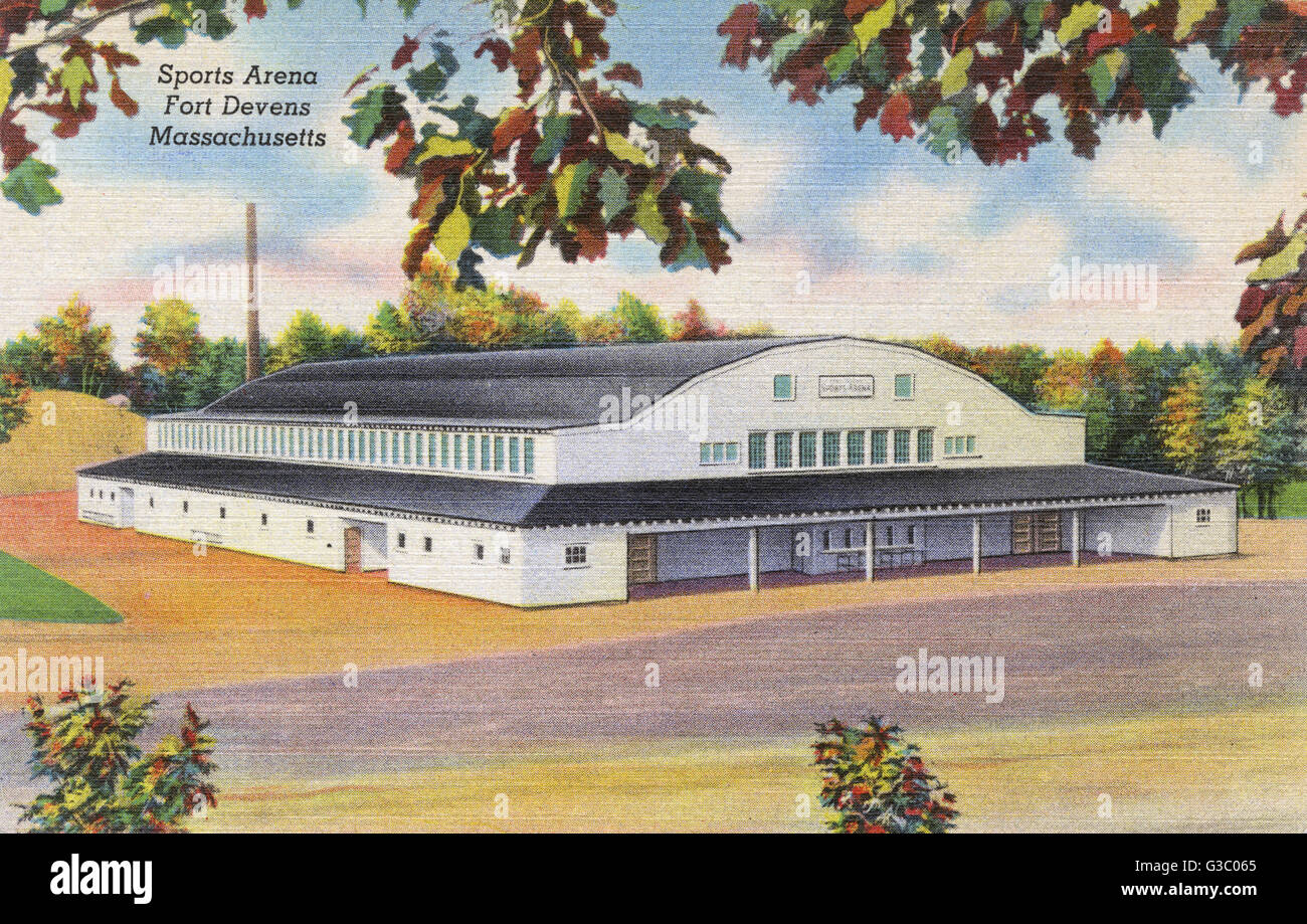 Sports arena, Fort Devens, Massachusetts, USA Stock Photo - Alamy
