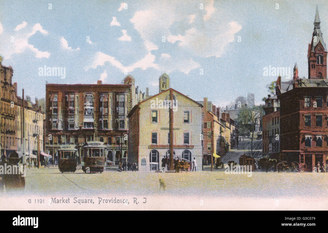 Market Square, Providence, Rhode Island, USA Stock Photo - Alamy