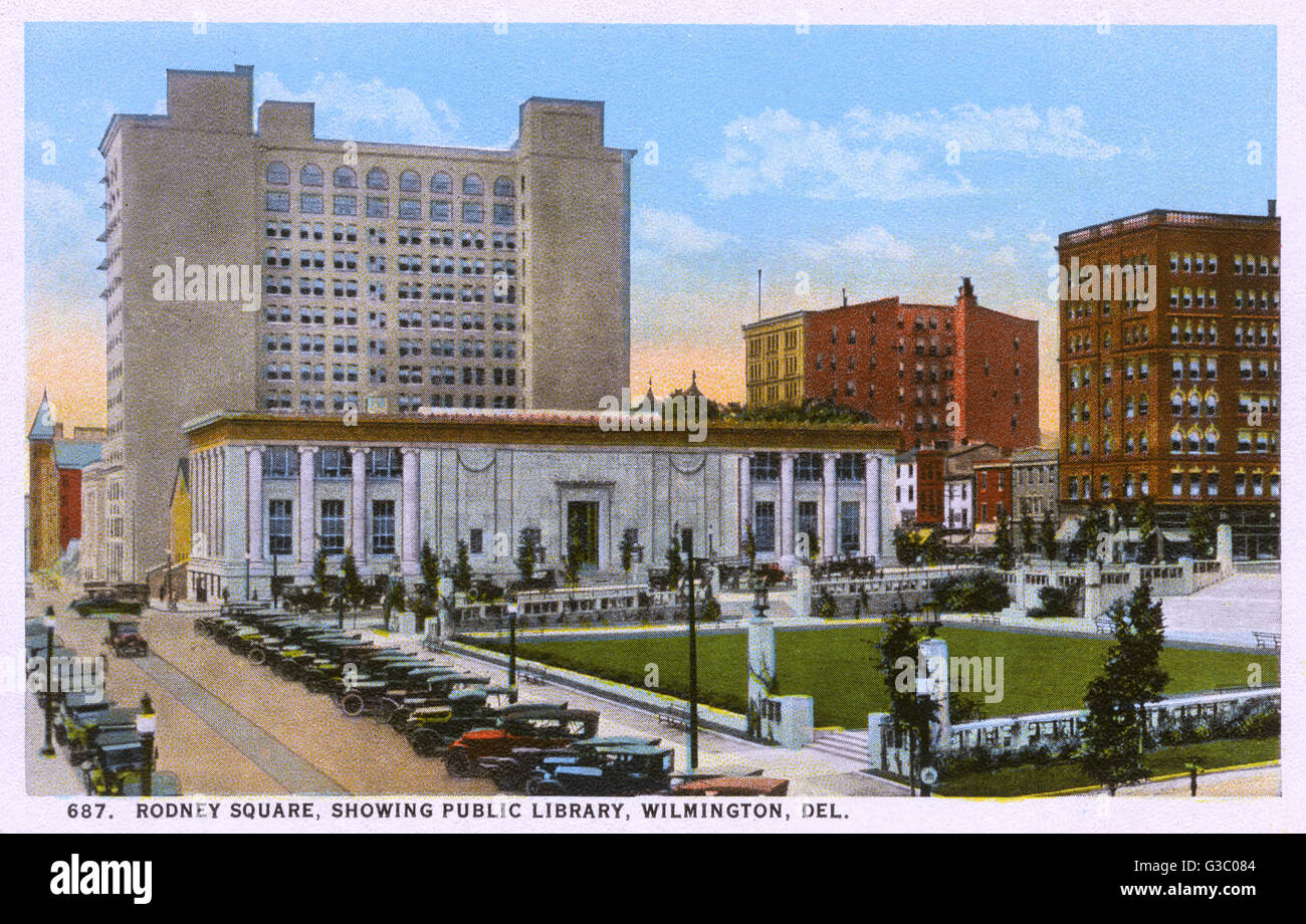 Rodney Square, Wilmington, Delaware, USA Stock Photo - Alamy