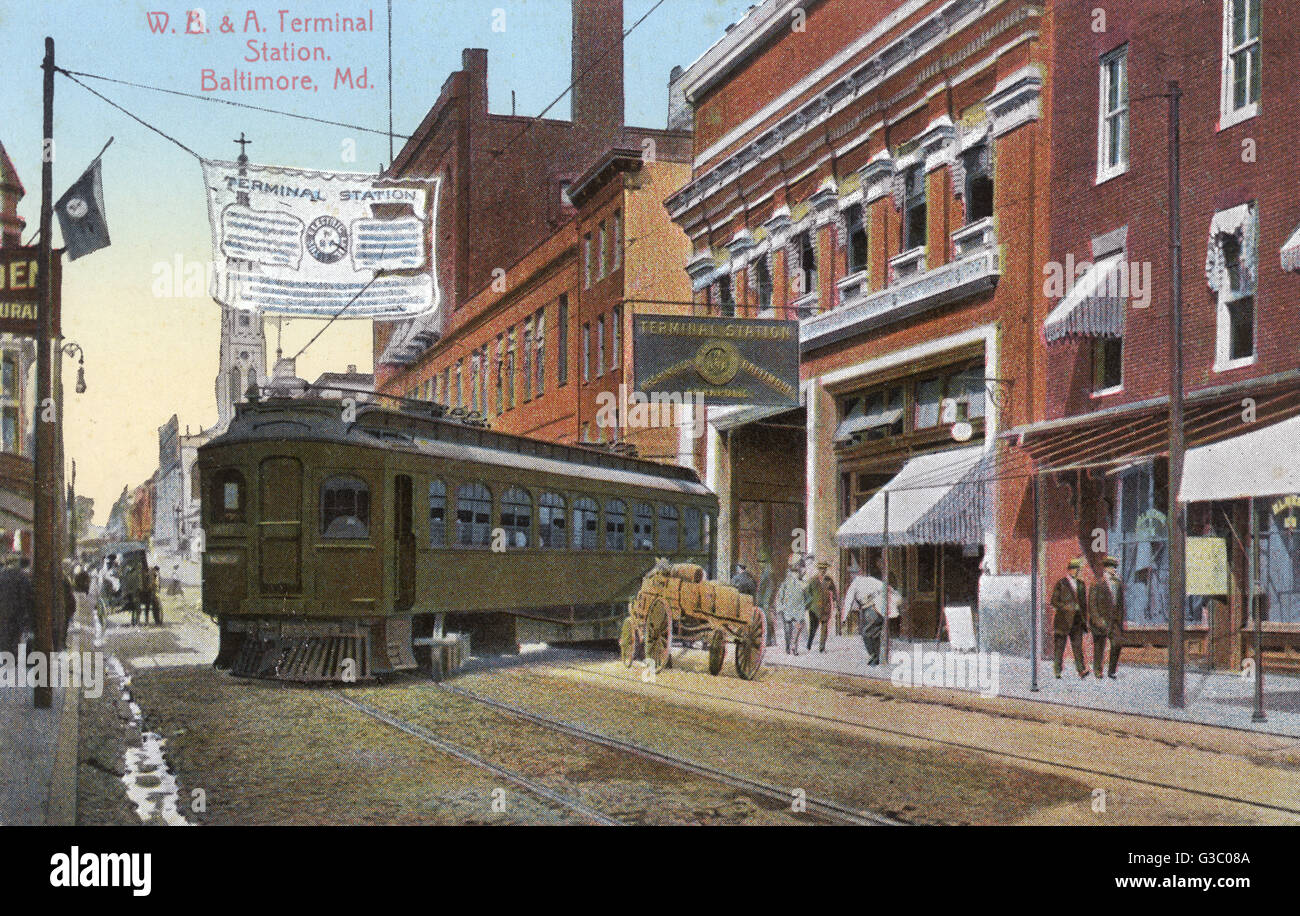 WB&A Terminal Station, Baltimore, Maryland, USA Stock Photo - Alamy