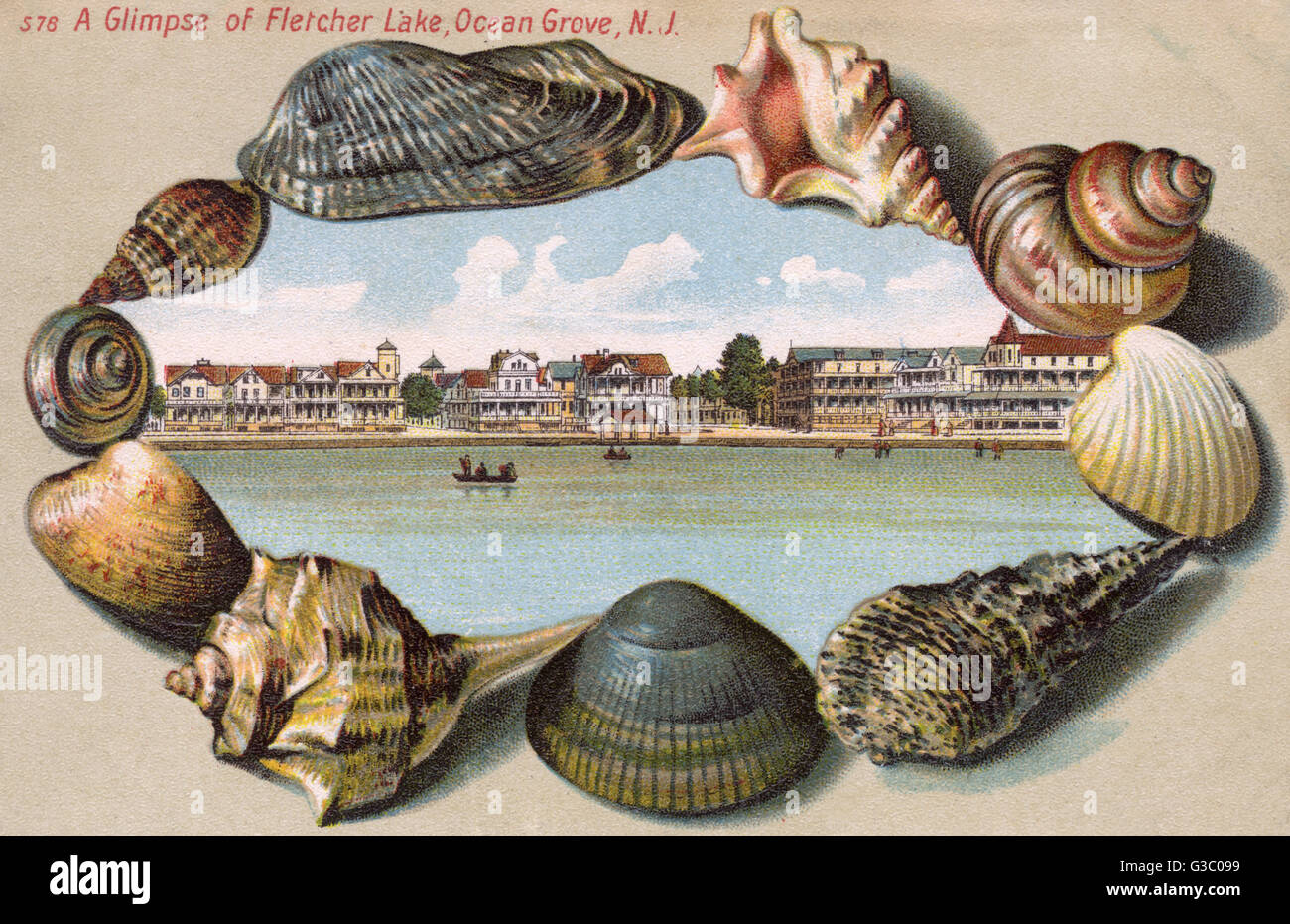 Fletcher Lake, Ocean Grove, New Jersey, USA Stock Photo - Alamy