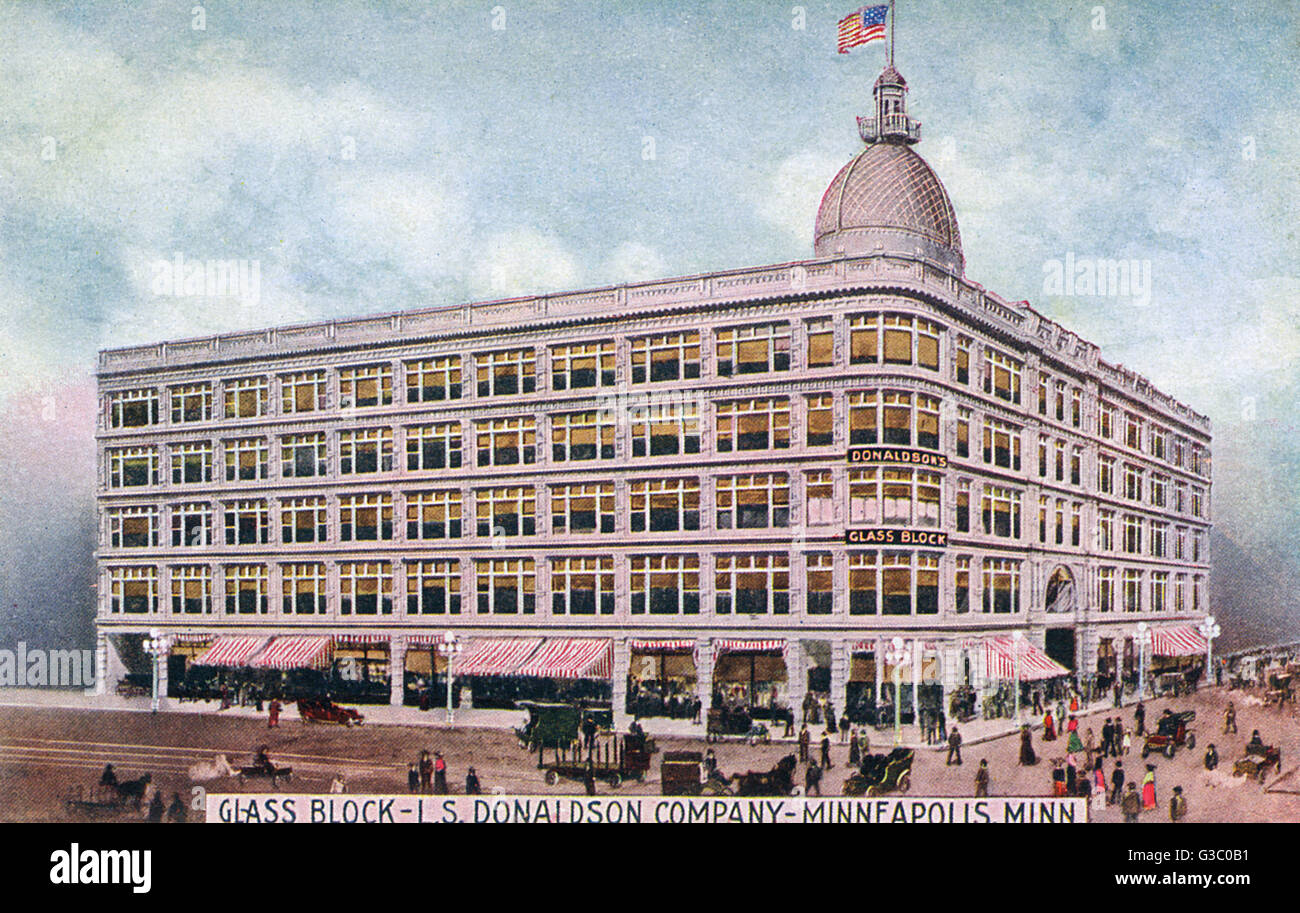 Donaldson's Glass Block, Minneapolis, Minnesota, USA Stock Photo - Alamy