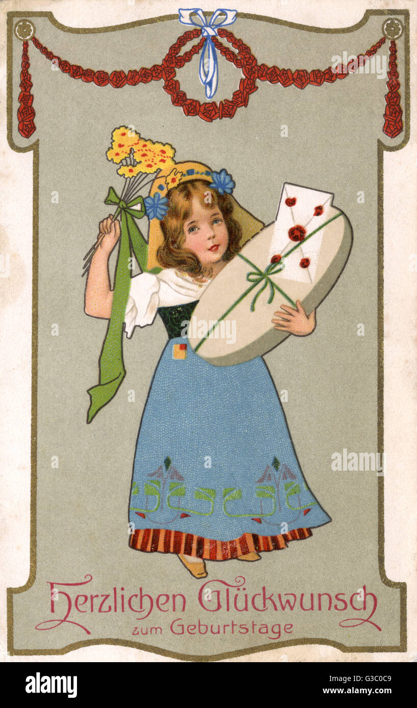 German Birthday Card High Resolution Stock Photography and Images - Alamy