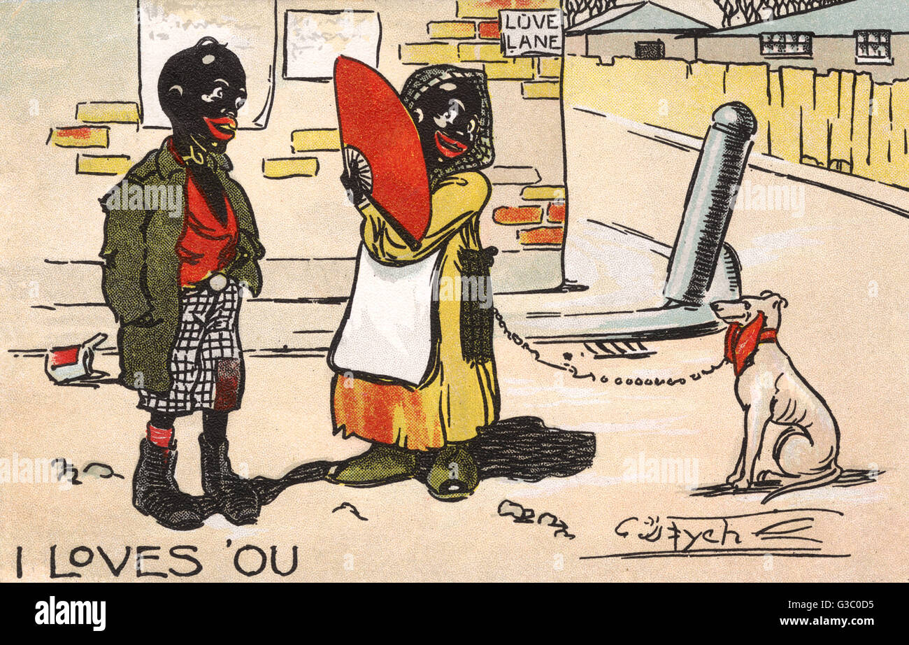 I Loves 'Ou - Racial Stereotyping - Romance Stock Photo - Alamy