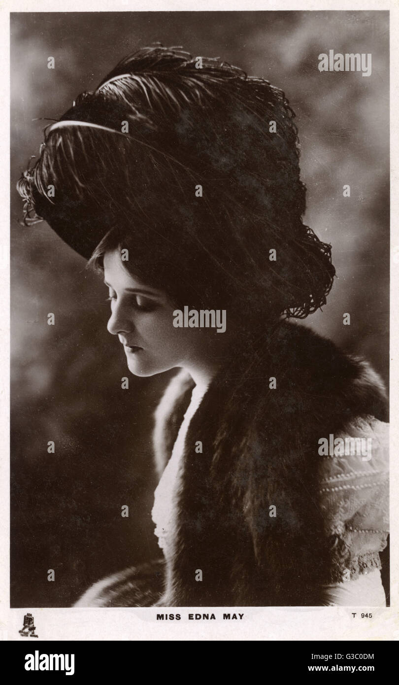 Edna May - American Actress and singer Stock Photo - Alamy