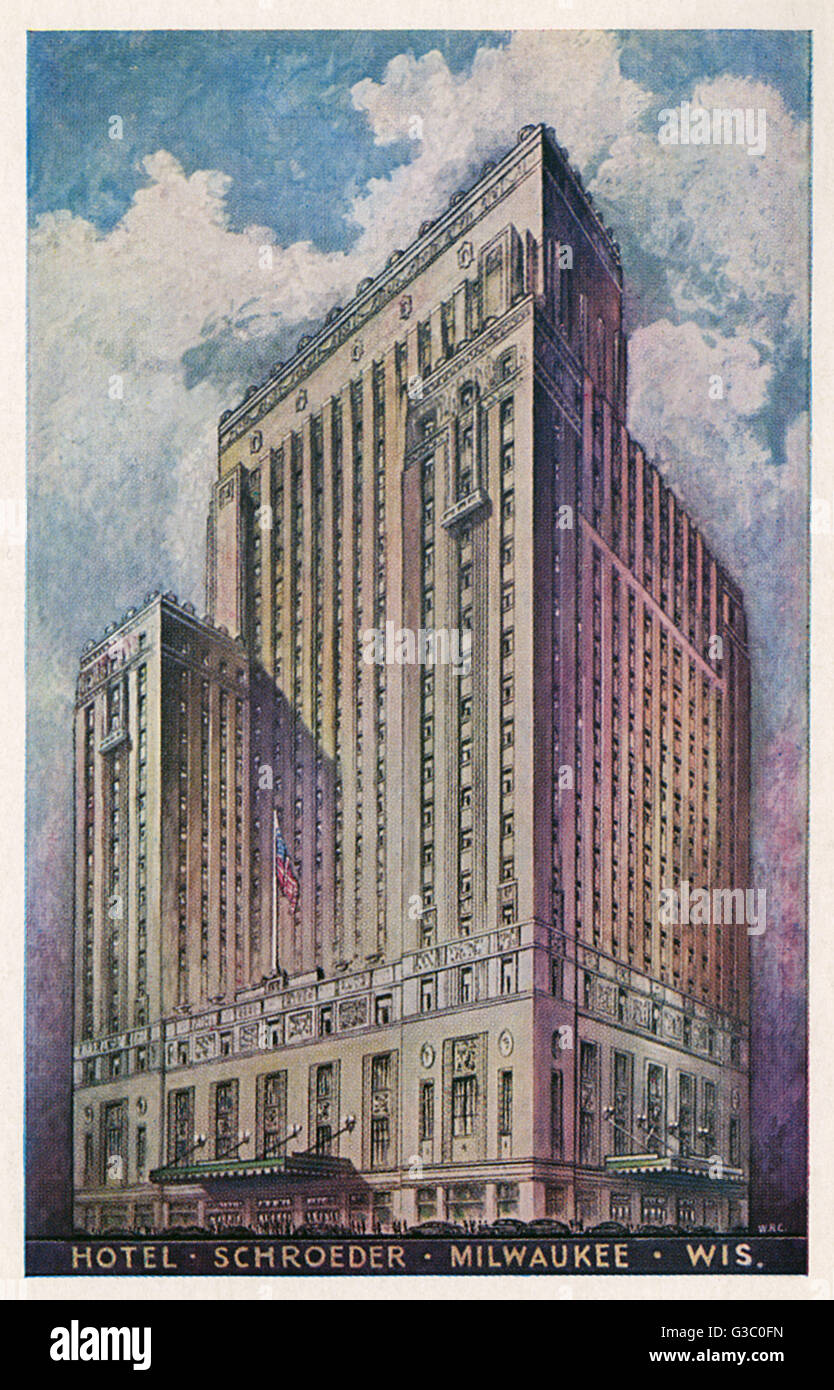 Hotel Schroeder, Milwaukee, Wisconsin, USA Stock Photo - Alamy