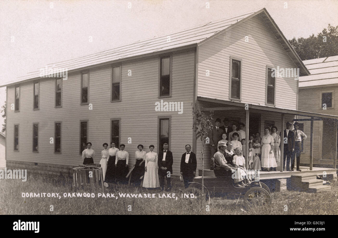 Oakwood Park, Wawasee Lake, Indiana, USA Stock Photo - Alamy