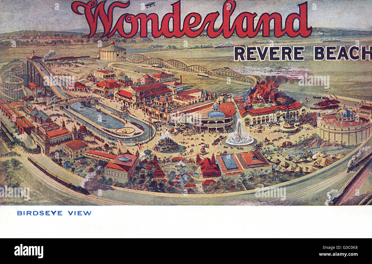 Revere beach park wonderland hi-res stock photography and images - Alamy