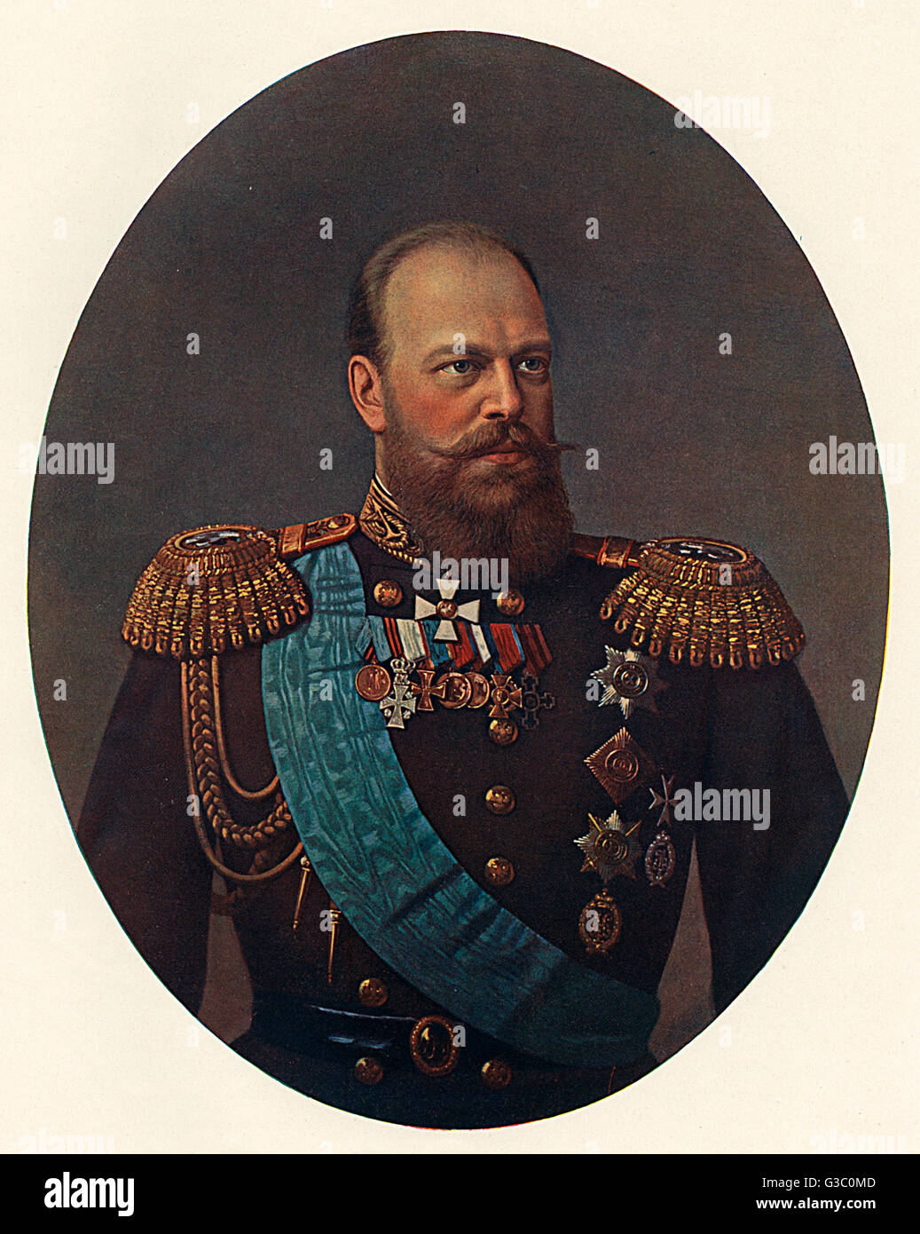 Tsar Alexander III of Russia Stock Photo - Alamy